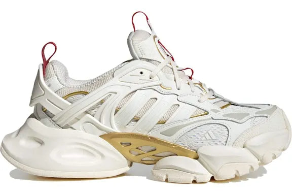 ADIDAS XLG RUNNER DELUXE OFF WHITE GOLD METALLIC RED – Kicksclub